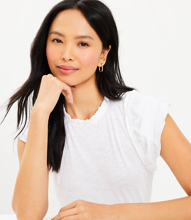 Tiered Ruffle Sleeve Top