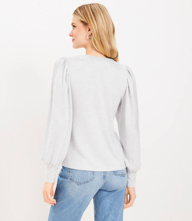 Women's Grey Tops | Loft