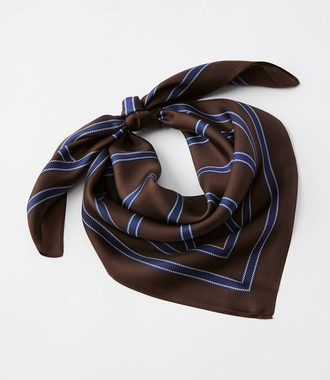 Striped Square Scarf