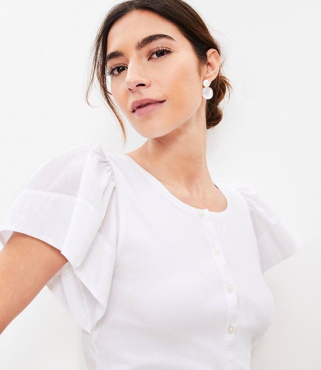 Cap Sleeve Shirts for Women | Loft
