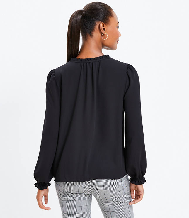 Petite Black Blouses & Shirts | Loft