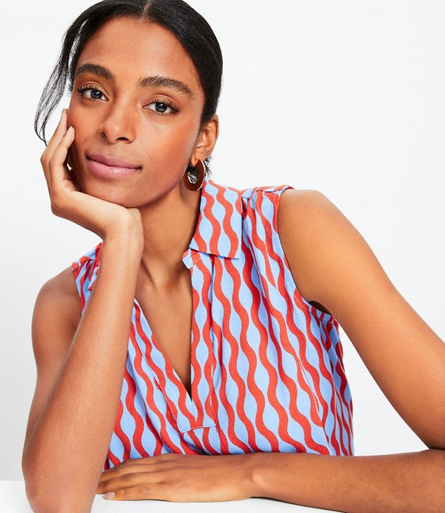 Women's Blue Tops | Loft