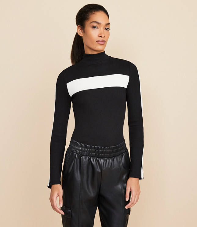 Womens Mock Neck Tops | Loft