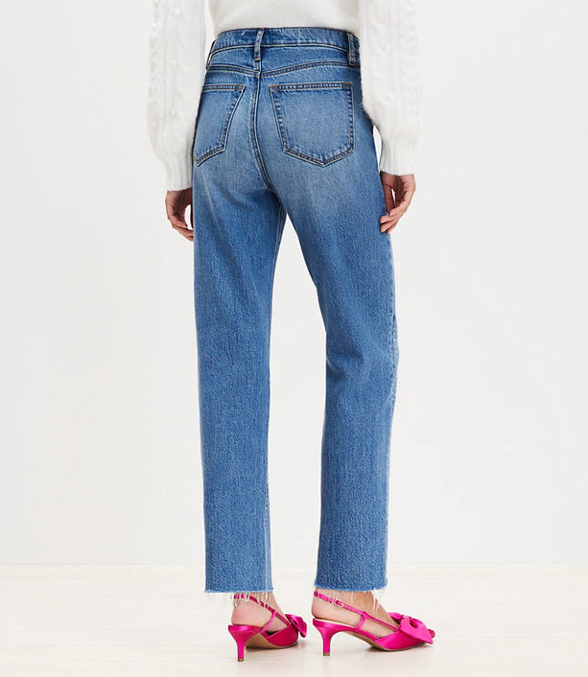 Straight Leg Jeans for Women | LOFT