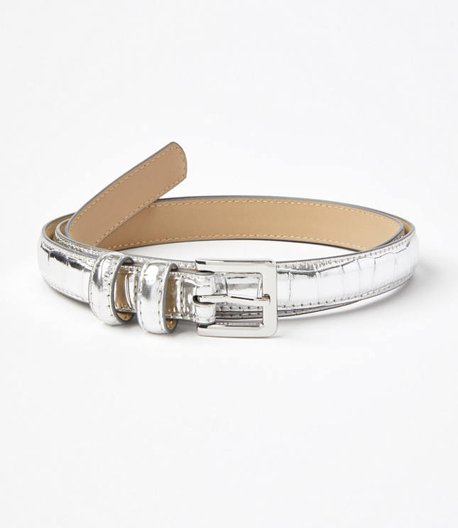 Women's Metallic Belts | Loft