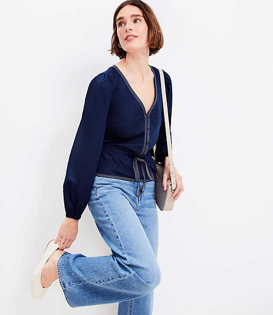 Casual Peplum Tops | Loft Casual Peplum Tops | Loft