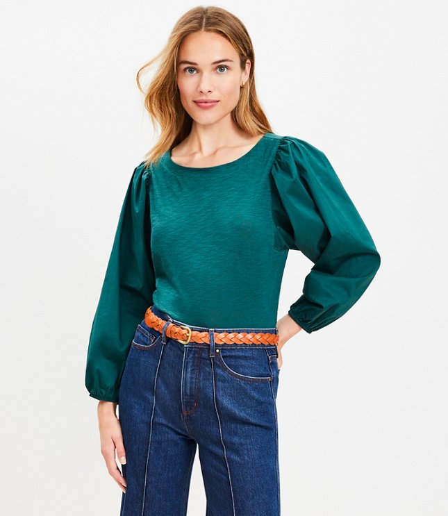 Women's Green Tops | Loft