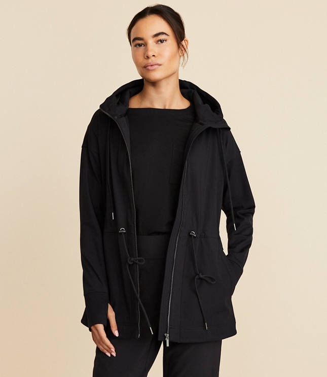 Lou & Grey Brushed Back Fleece Jacket