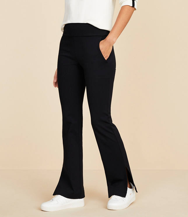 Lou & Grey Brushed Back Fleece Boot Cut Pants