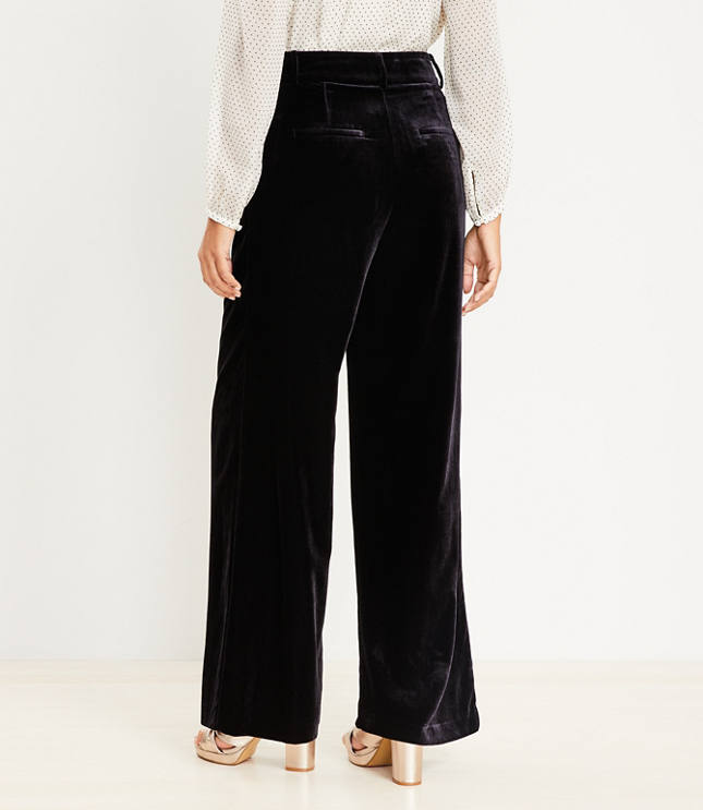 Curvy Peyton Trouser Pants in Velvet
