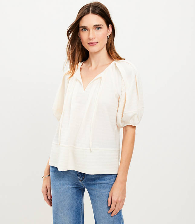 Women's Ivory Tops | Loft