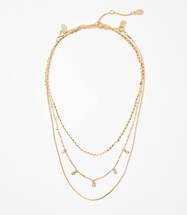 Sparkle Delicate Chain Necklace