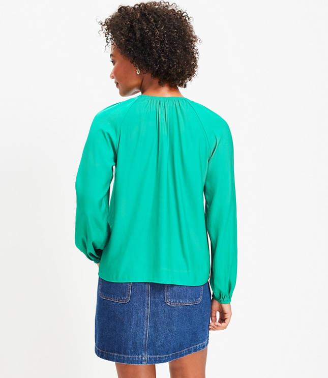 Petite Green Blouses & Shirts | Loft