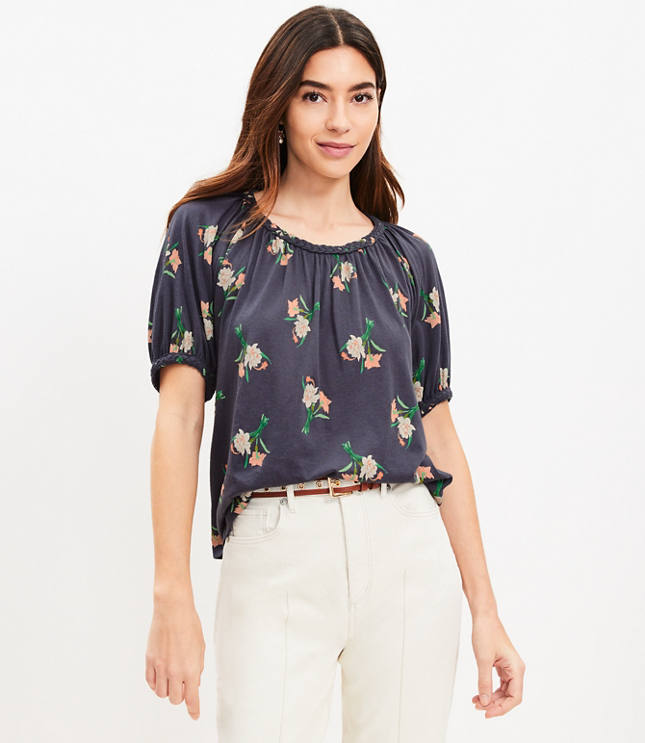 Women's Grey Tops | Loft