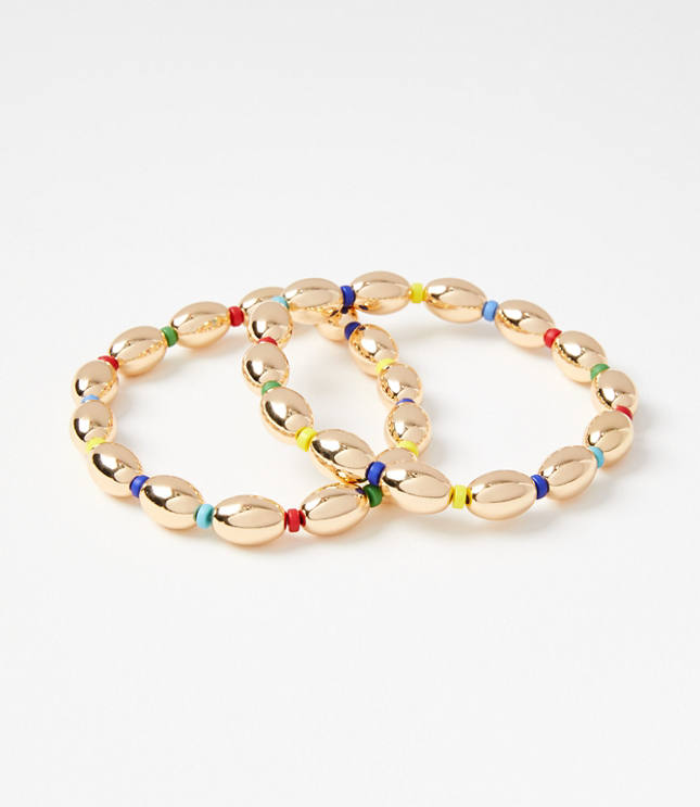 Beaded Stretch Bracelet Set