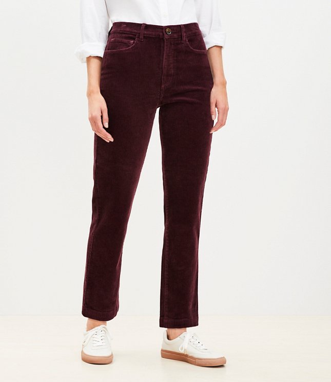 Women's Burgundy Pants | Loft