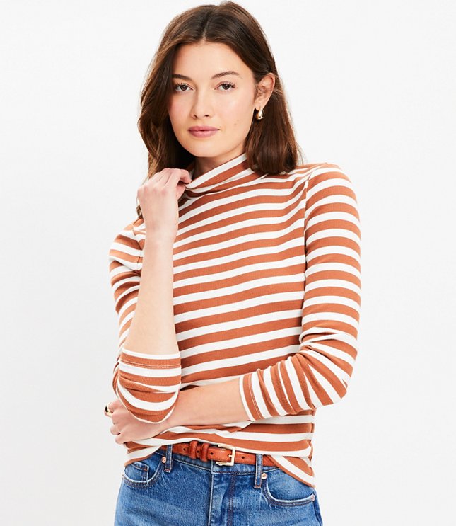 Womens Ribbed Long Sleeve Tops | Loft