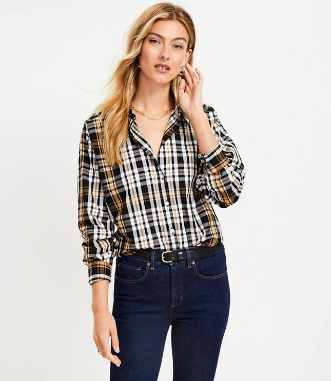 Plaid Oversized Everyday Shirt