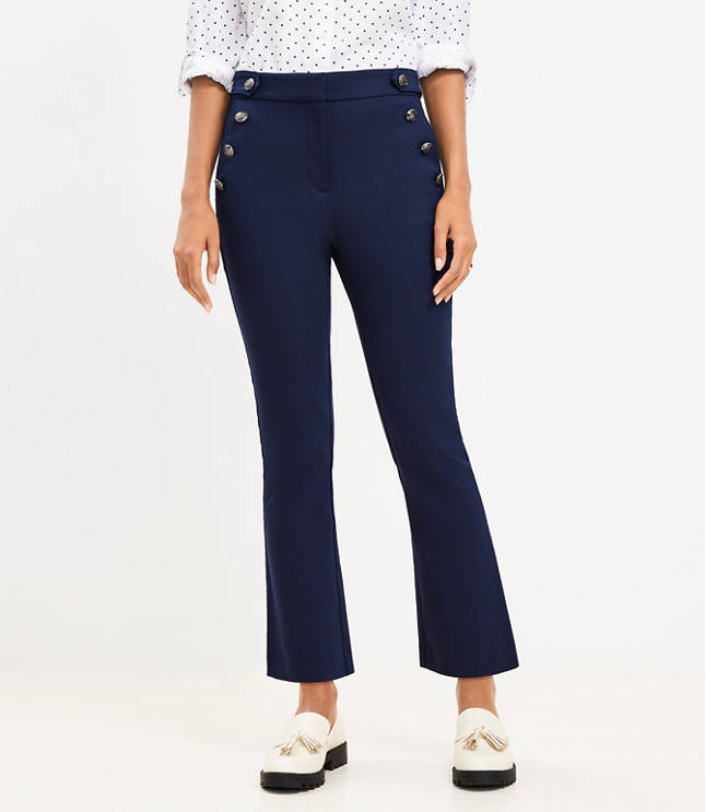 Sailor Pants with Buttons | Loft