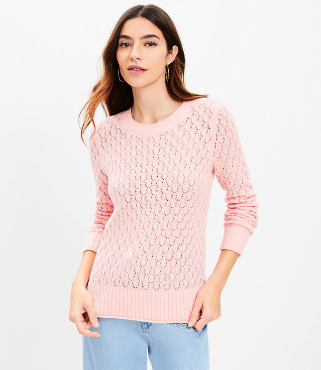 Pointelle Sweater