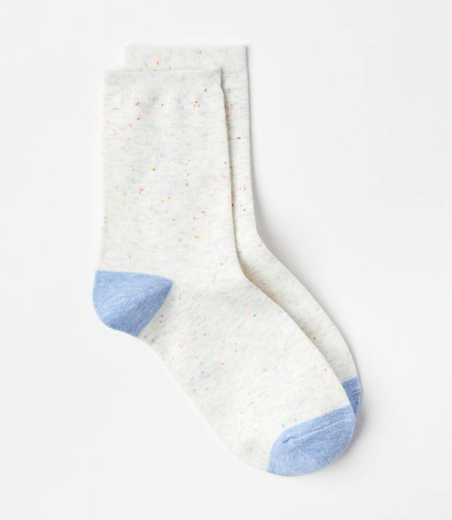 Flecked Crew Socks