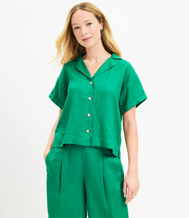 Women's Green Blouses & Shirts | Loft
