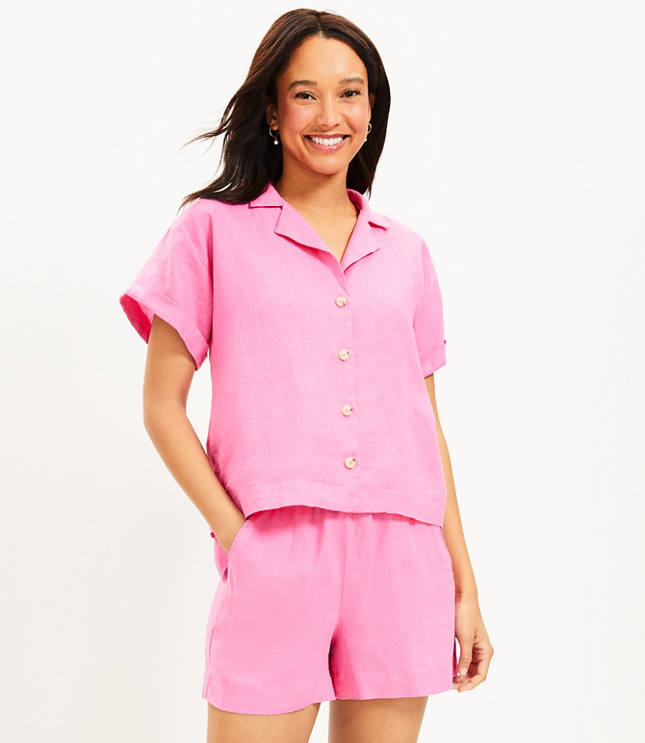 LOFT Beach Linen Shirt