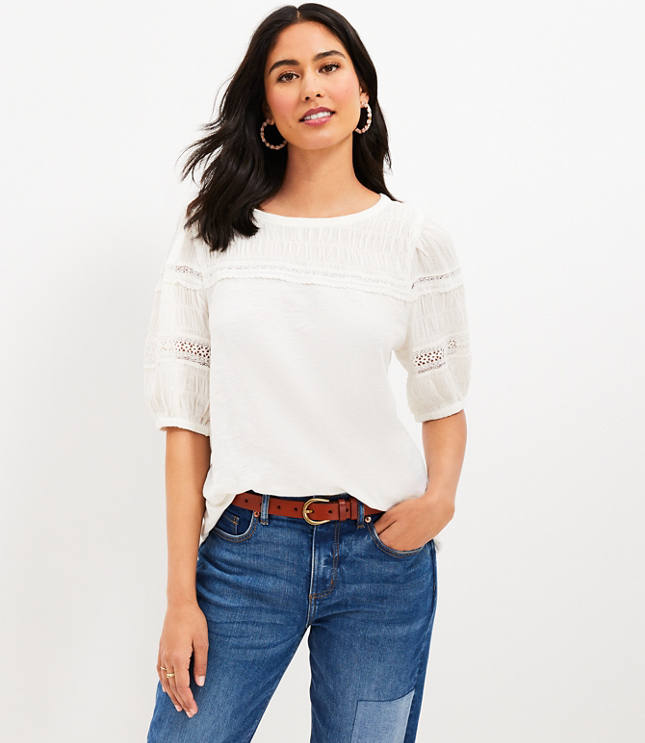 Women's White Tops | Loft