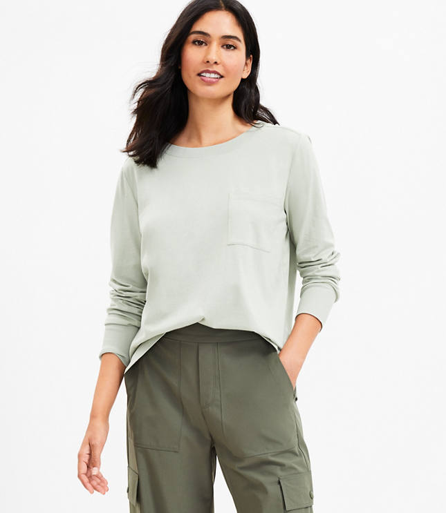 Women's Green Tops | Loft