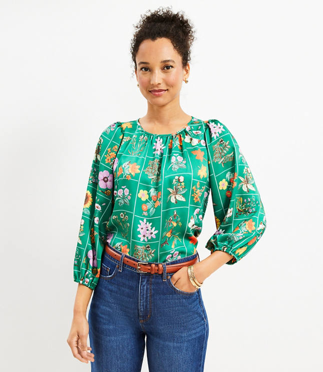 Women's Green Blouses & Shirts | Loft