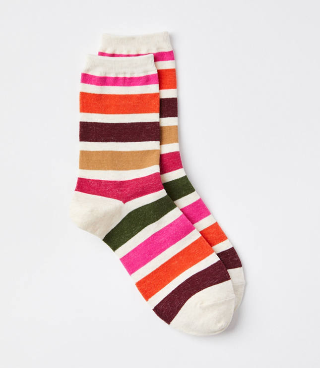Striped Crew Socks