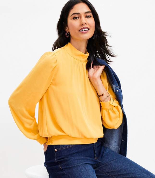 Women's Yellow Tops | Loft
