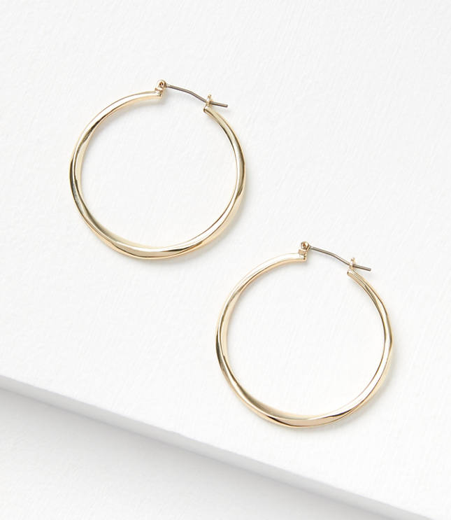 Sculpted Hoop Earrings