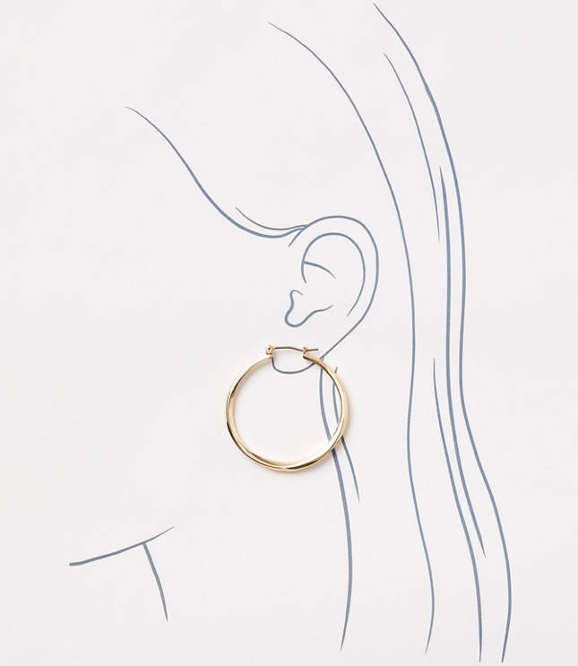Sculpted Hoop Earrings