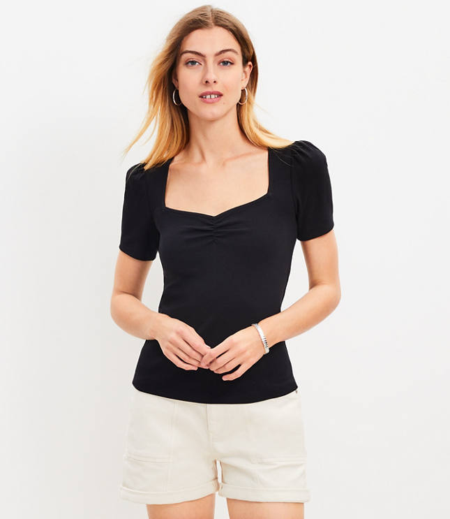 Women's Black Tops | Loft
