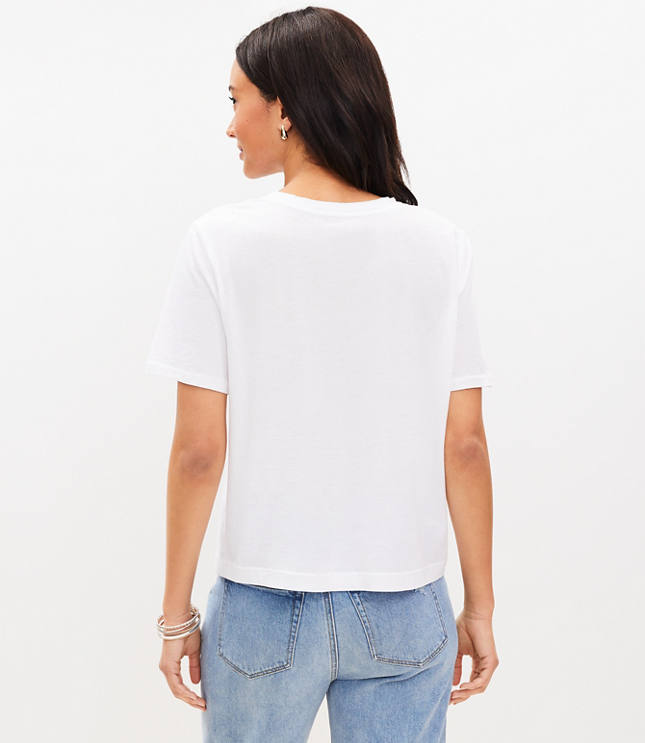 Floral Lace Yoke Tee