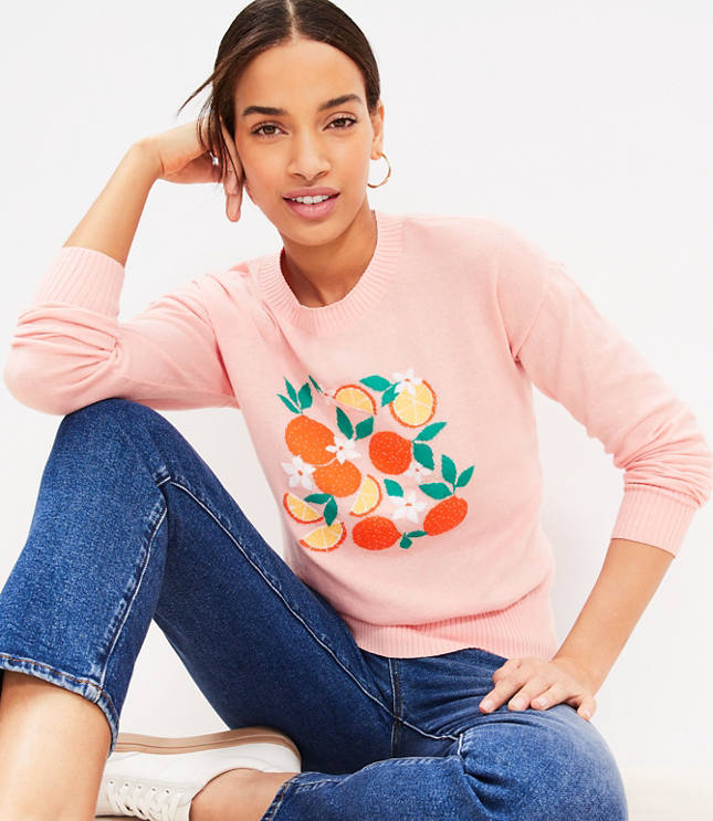 Pink Sweaters For Women Loft