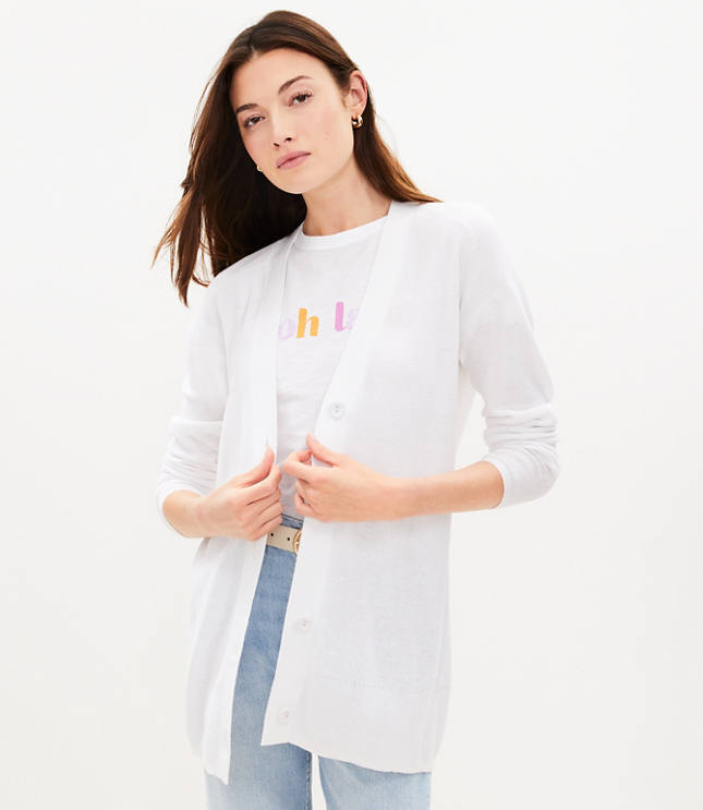 Women's White Cardigan Sweaters | Loft