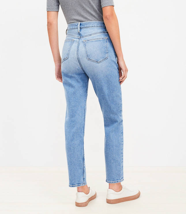 High Rise Slim Jeans in Mid Vintage Wash