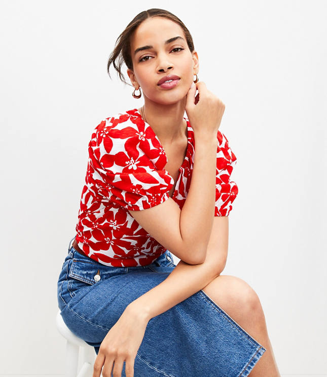 Women's Red Tops | Loft