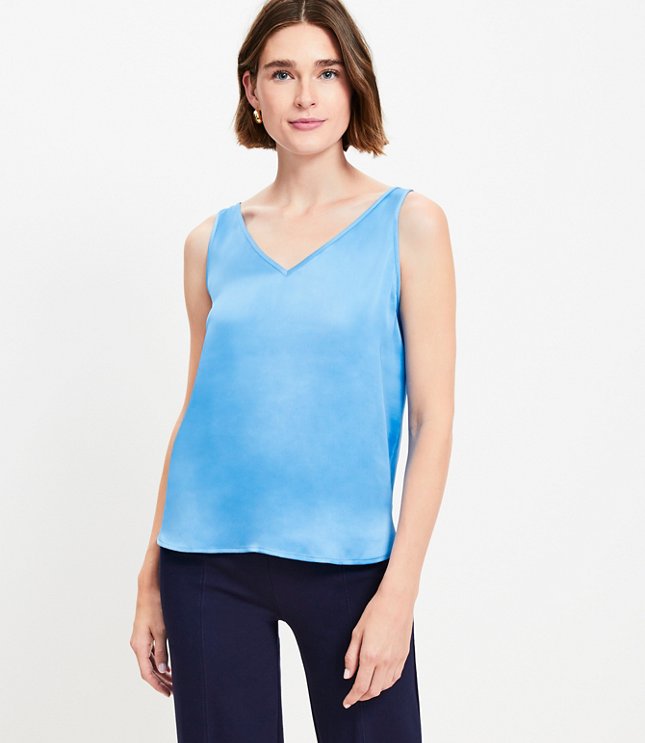 Women's Blue Tops | Loft