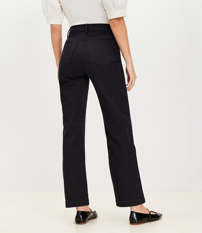 Tall Five Pocket Straight Pants in Twill
