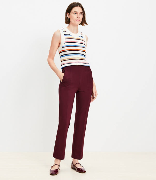 Petite Ponte Knit Pants | Loft