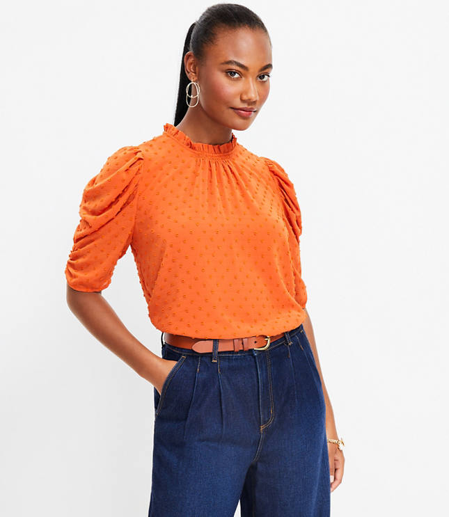 Women's Orange Tops | Loft