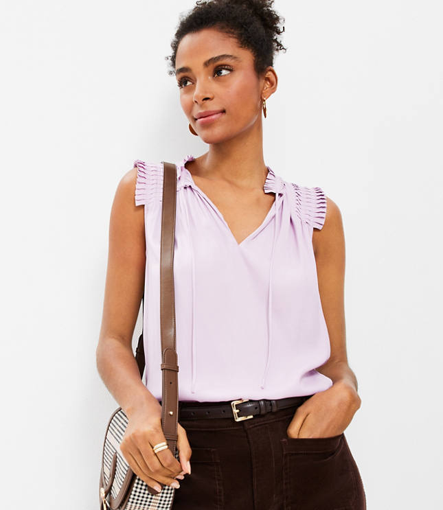 Women's Purple Tops | Loft