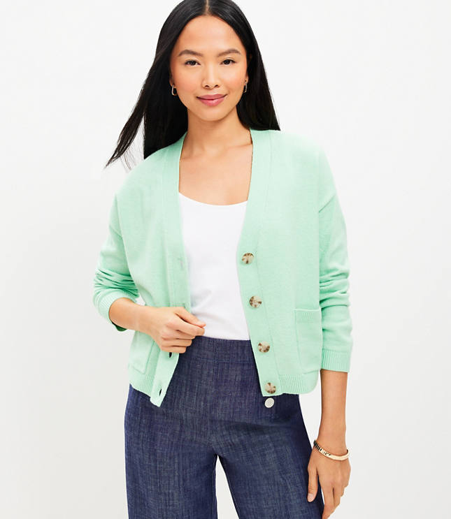 Women's Green Cardigan Sweaters | Loft