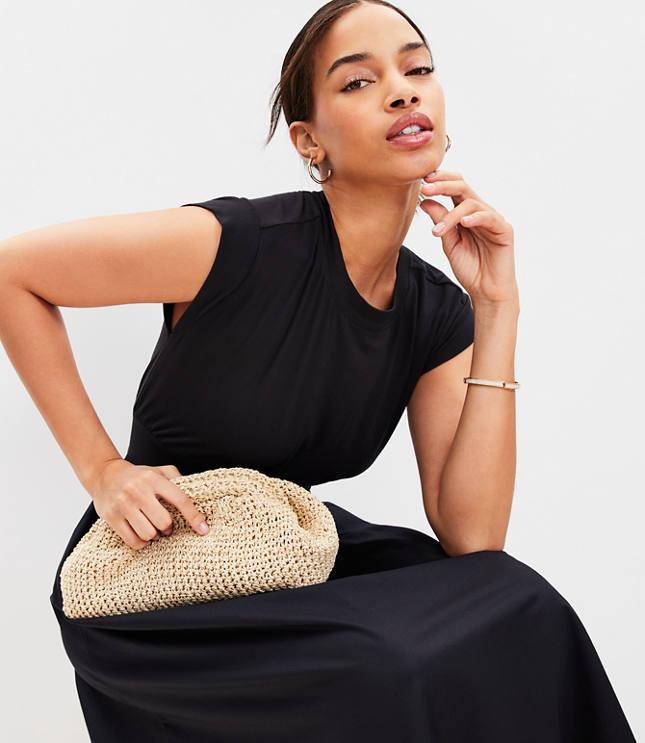 Mixed Media Muscle Tank Dress