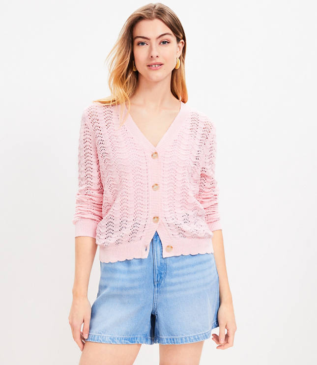 Women's Pink Cardigan Sweaters | Loft