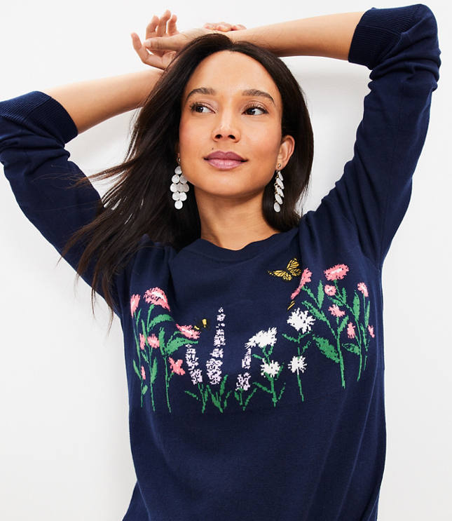 Floral Sweater