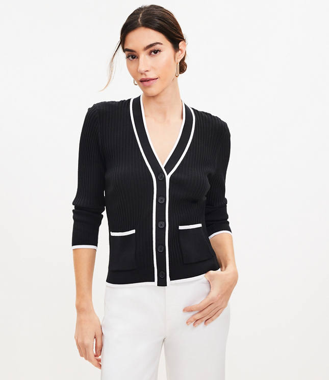 Women's Black Cardigan Sweaters | Loft